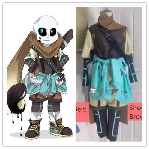 Undertale Ink!Sans InkSans Halloween Cosplay Costume