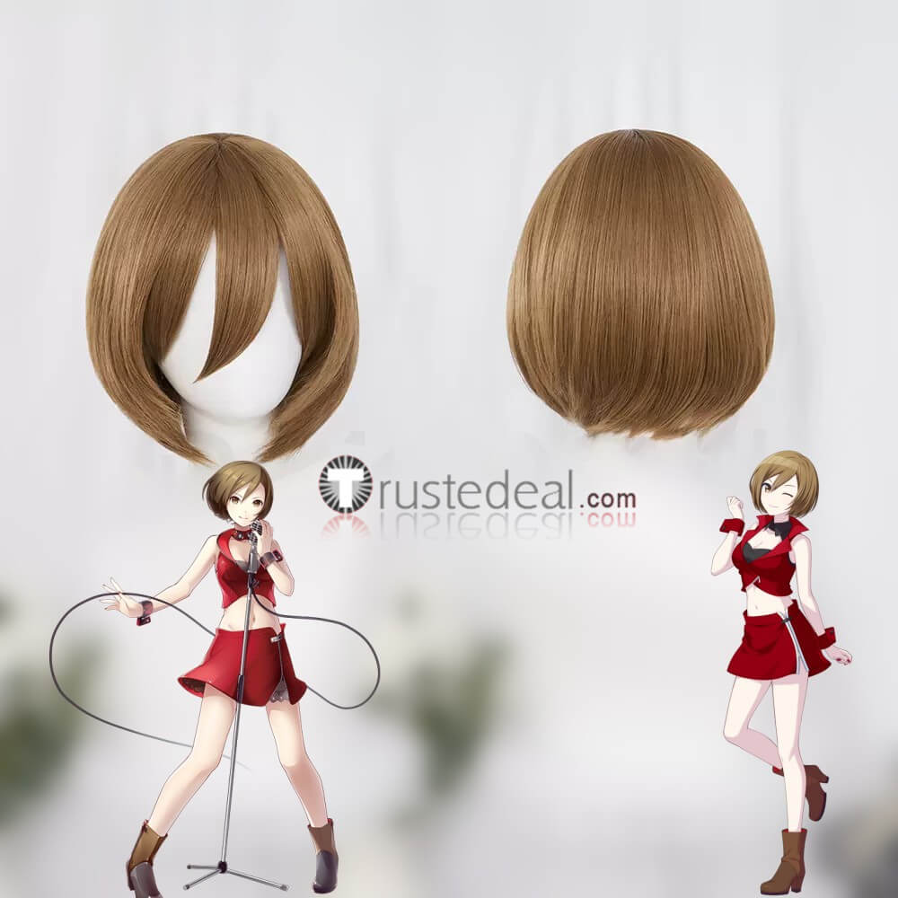 VOCALOID V3 Meiko Brown Cosplay Wig