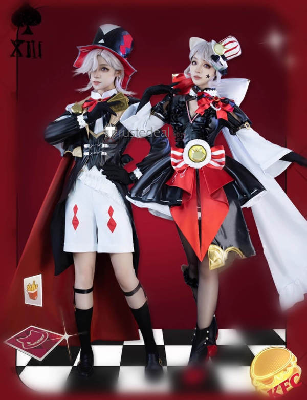 Genshin Impact KFC Colab Lyney and Lynette Twins Cosplay Costume