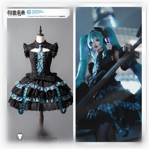 Confession Balloon x Hatsune Miku Collab Gothic Lolita Dress