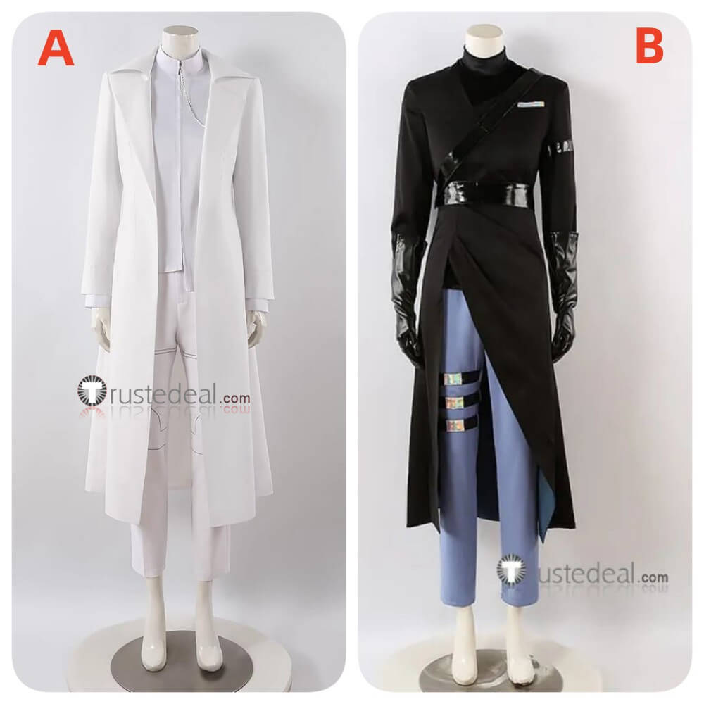 Alien Stage Ivan Black Sorrow Round 6 White Cosplay Costume