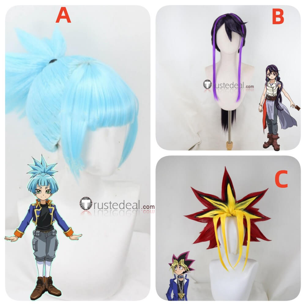 YuGiOh Sora Perse Shiunin Kurosaki Ruri Yugi Muto Prestyled Blue ...