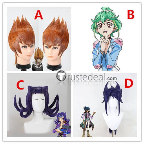 YuGiOh Rin Vector Kamishiro Reginald Kastle Izinski Aigami Blue Green ...