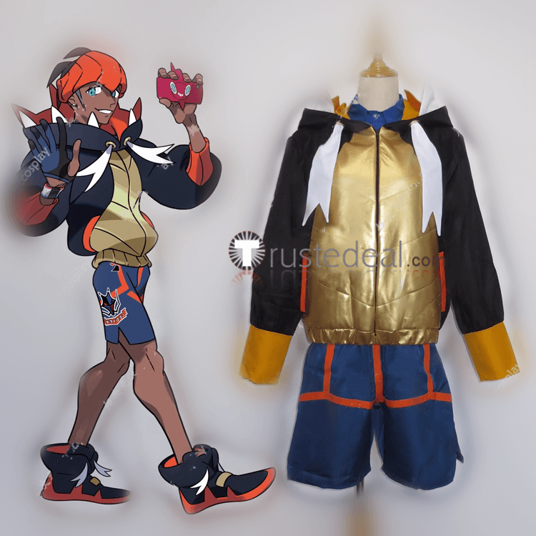 Pokemon Sword and Shield Gym Leader Raihan Cosplay Costume