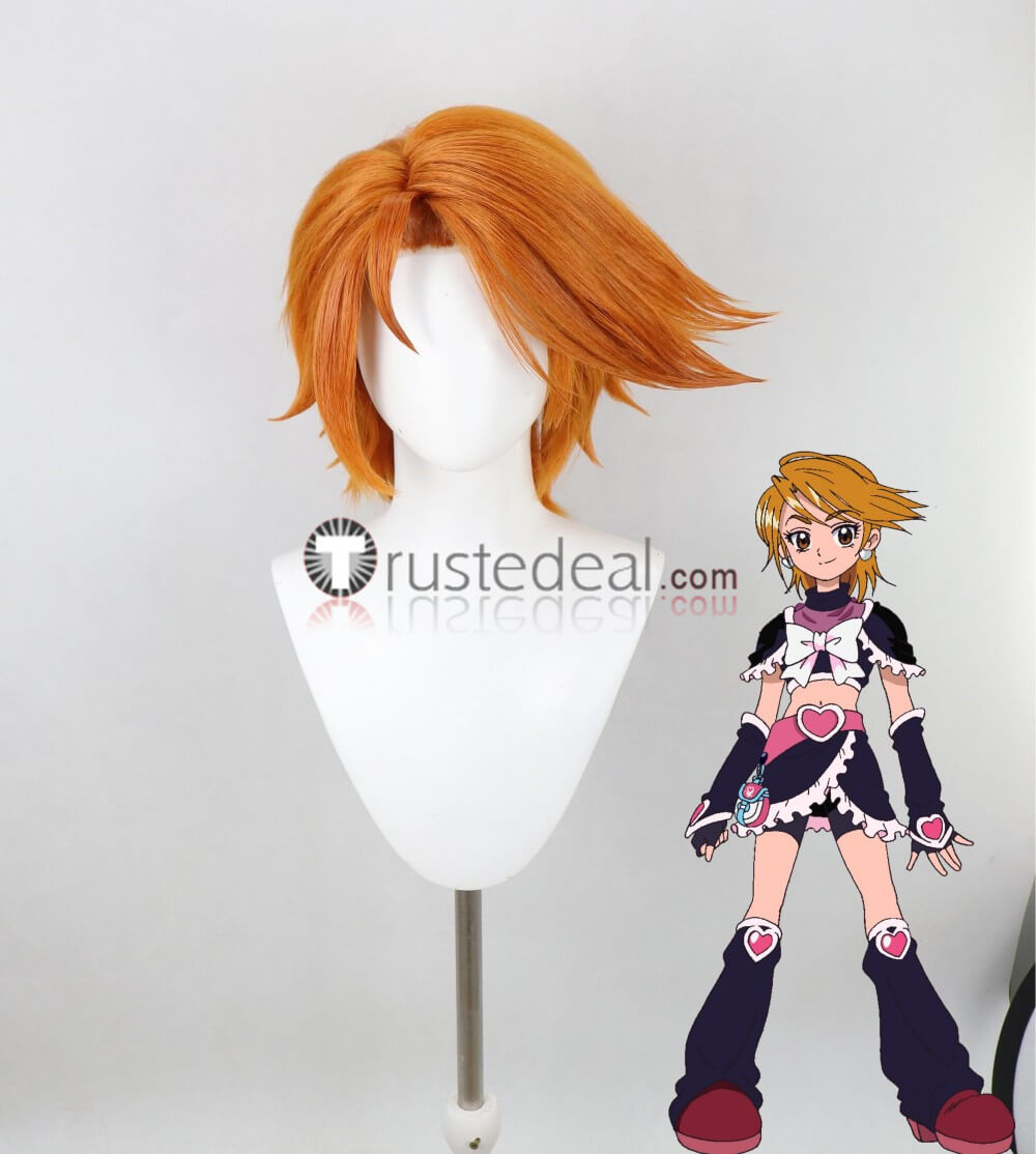 Futari wa Pretty Cure Cure Black Brown Prestyled Cosplay Wig
