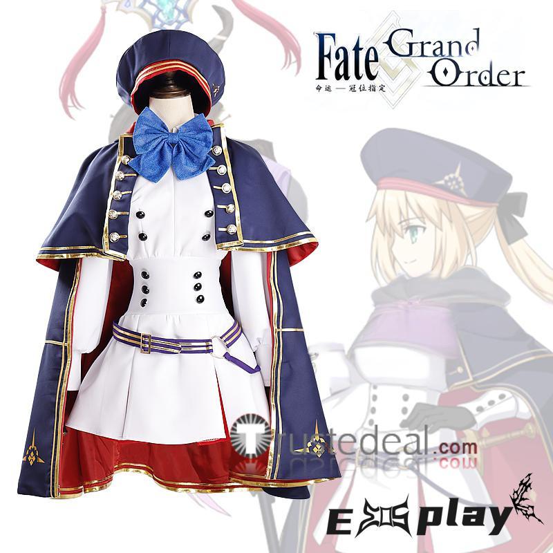 Fate Grand Order FGO Artoria Caster Pendragon Stage 2 Blue White ...