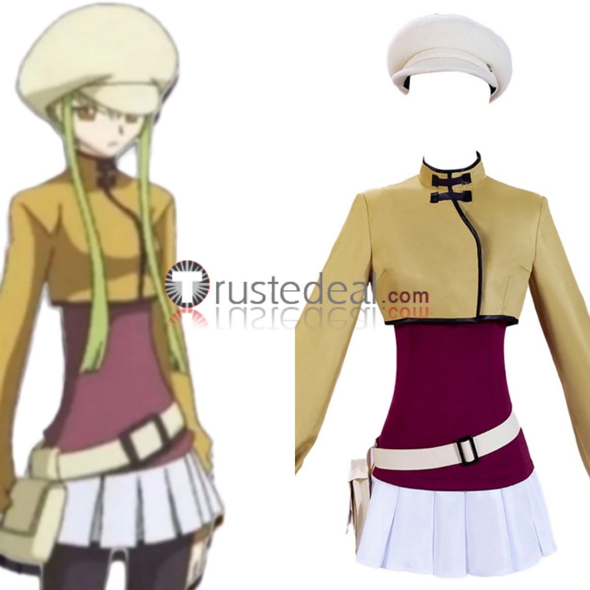 Code Geass C.C. CC Detective Casual Outfit Cosplay Costume