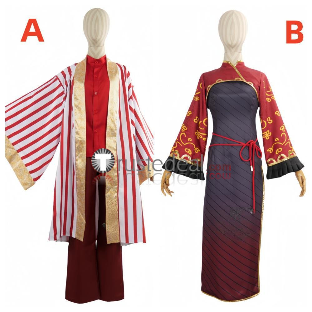 Limbus Company Jia Xichun Cheongsam Hong Lu Red Set Cosplay Costume