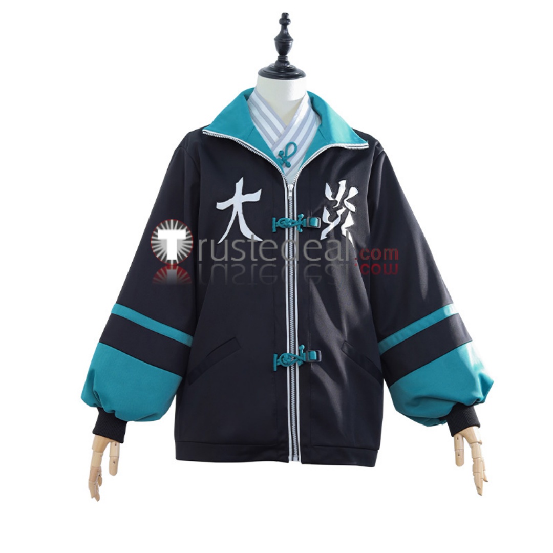 Arknights Yan Black Coat Cosplay Costume
