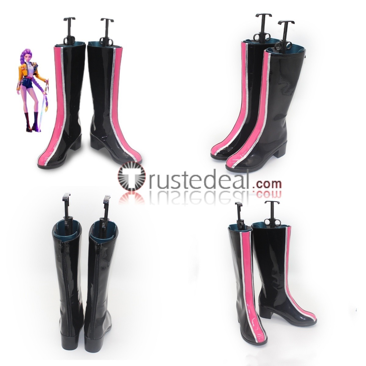 KPop Demon Hunters Film Rumi Mira Zoey Cosplay Shoes Boots