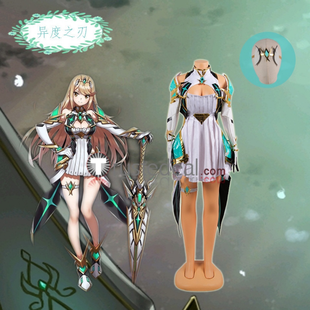 Xenoblade Chronicles 2 Mythra Hikari Cosplay Costume