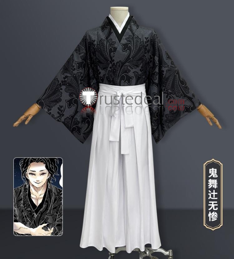 Kimetsu no Yaiba Demon Slayer Muzan Kibutsuji Kimono Cosplay Costume