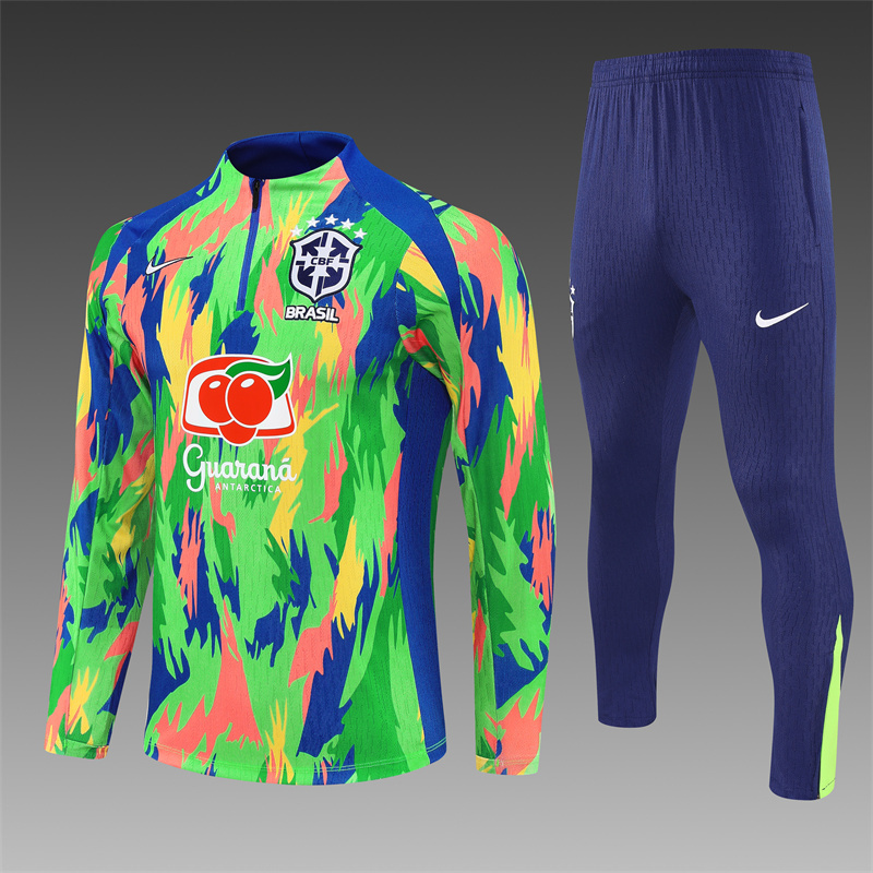 Brazil Training Tracksuits 25/26 Football Kit Soccer Jersey - www ...