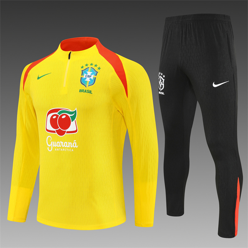 Player Version Brazil Training Tracksuits 25/26 Football Kit Soccer ...