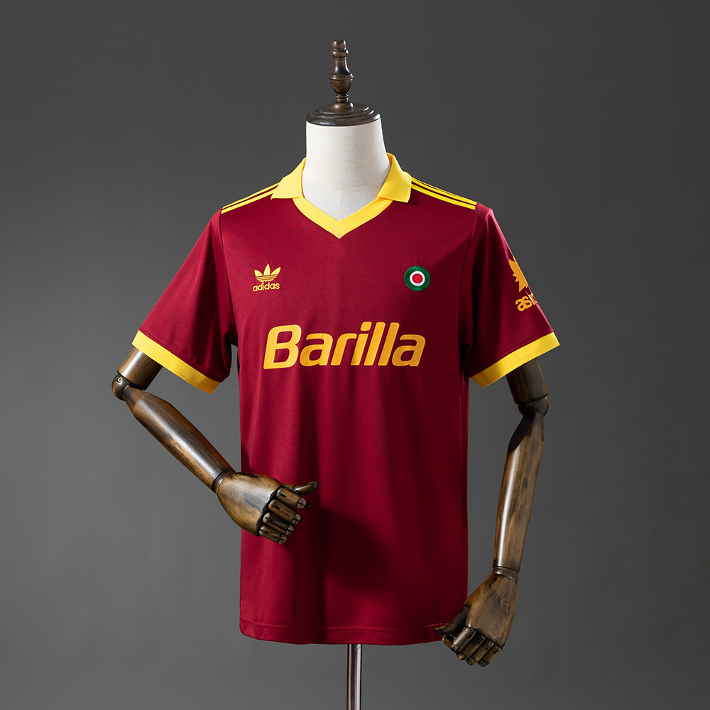 Rome Jersey 1991-92 Home Retro Football Kit - www.vicksports00.shop
