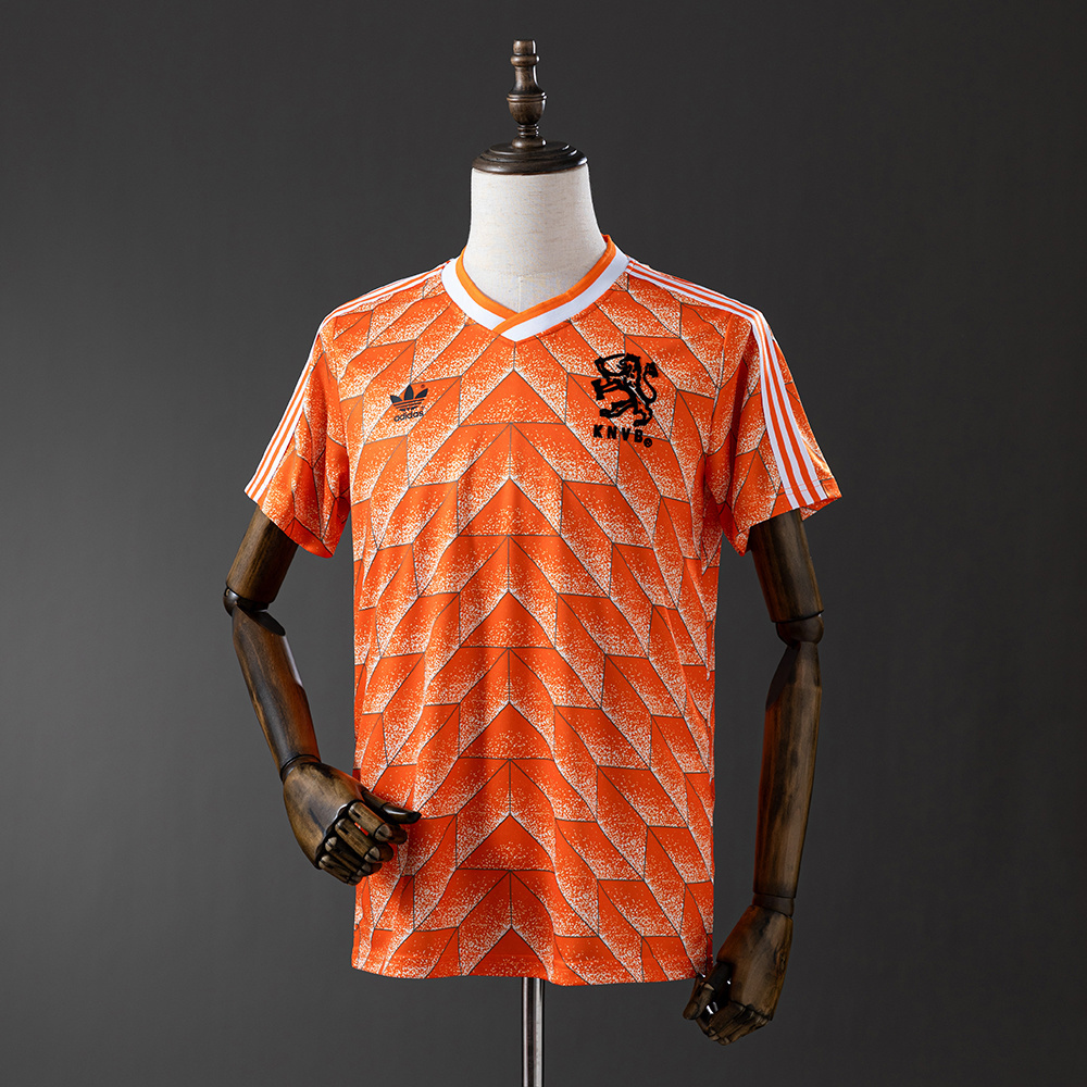 Netherlands Jersey 1988 Home Retro Football Kit - www.vicksports00.shop