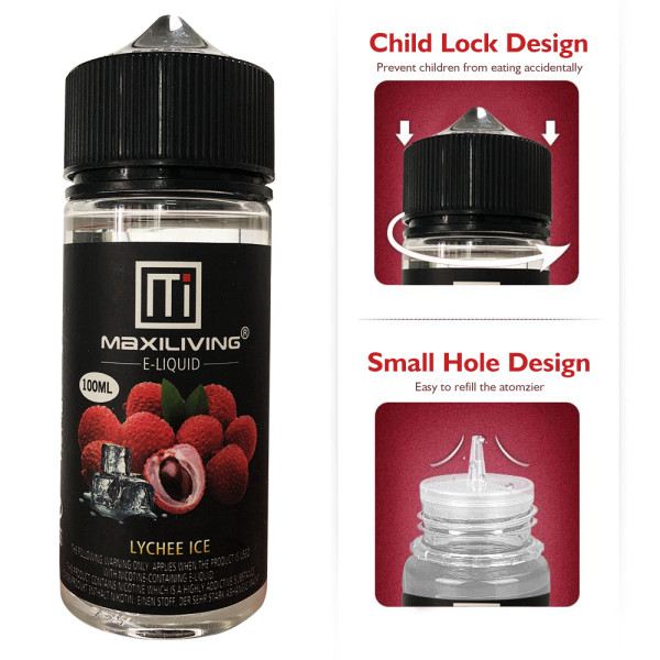 Lychee Vape Juice Maxiliving 100ml E Liquid On Sale | Vape Hammer