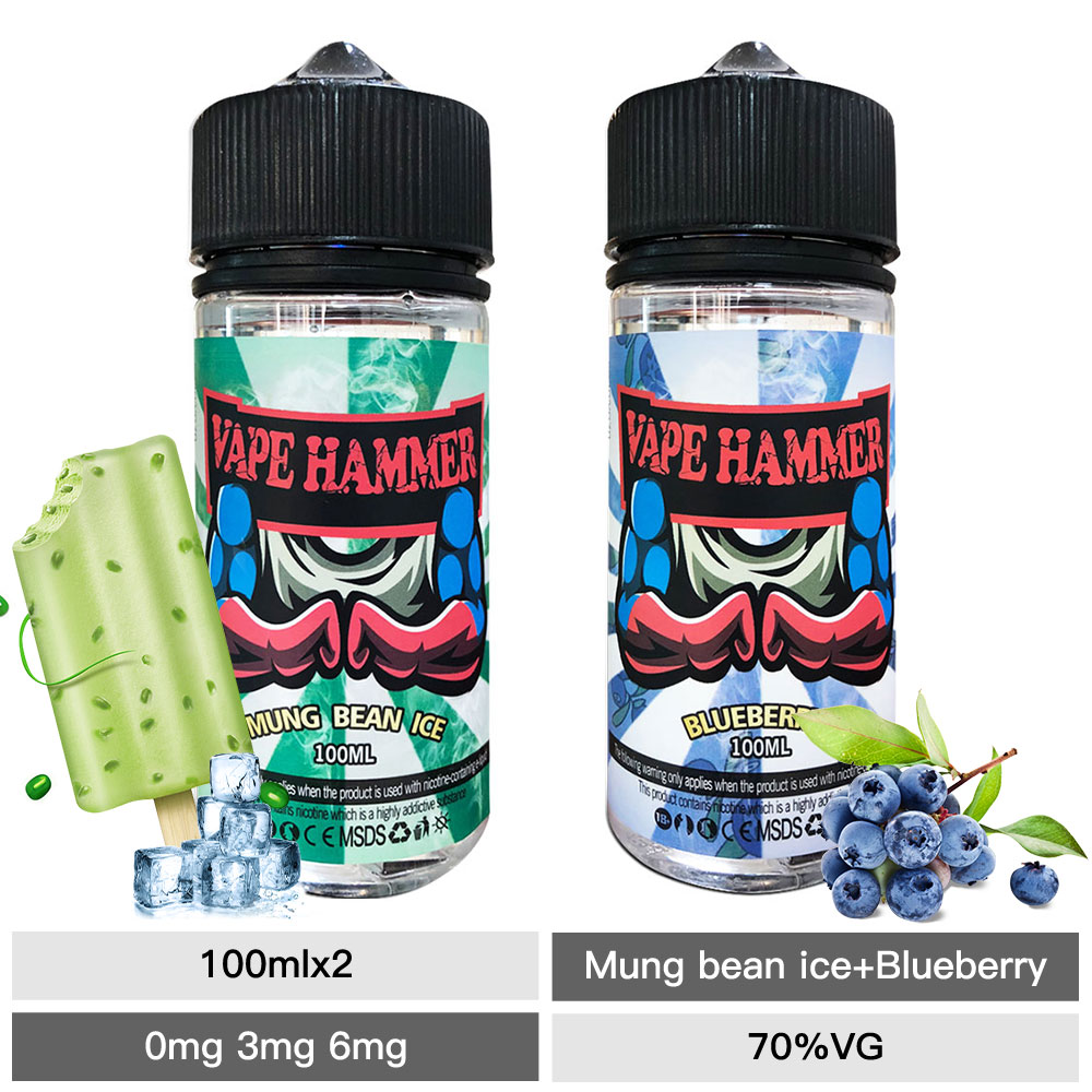 Cheapest Vaping Liquid Package Mung Bean & Blueberry E Liquid 100ml ...