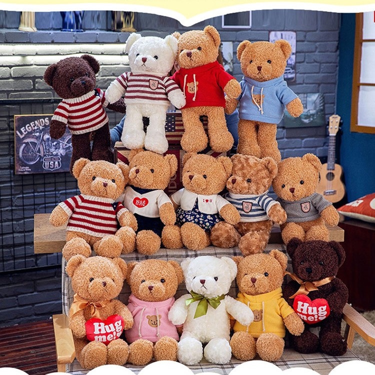 Custom Soft Toys Teddy make your own plush toy Bear Wholesale Stuffed ...