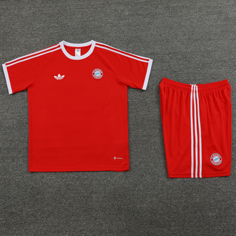 US$ 25.00 - 24-25 Bayern Red Training Short Suit - www.sptkit.com