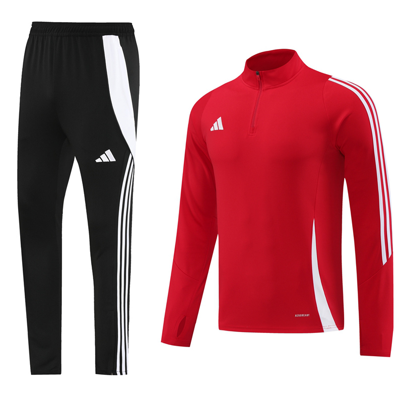 US$ 38.00 - 2024 AD Red Half Pull Tracksuit #AB06 (半拉链) - www.spfoot1.com