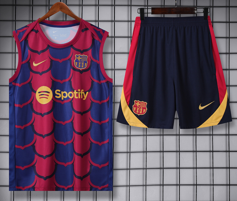 US$ 25.00 - 24-25 BAR Red-Blue Tank top and shorts suit - www.spfoot1.com