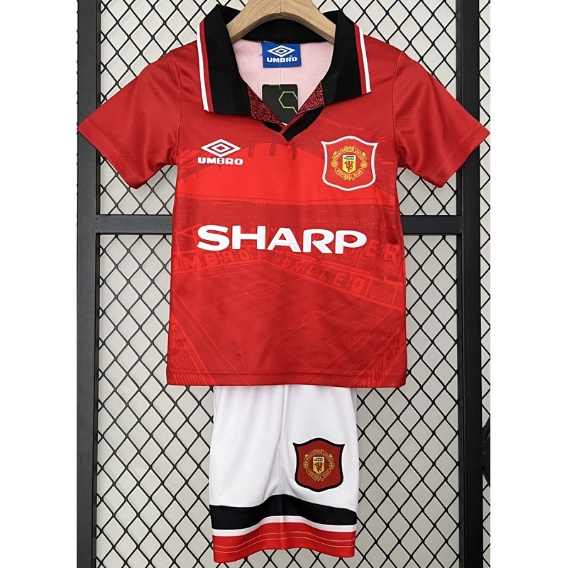 US$ 18.00 - 1994-1996 Man Utd Home Kids Retro Soccer Jersey - www ...