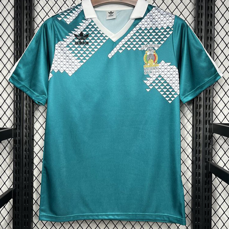 US$ 19.00 - 1990 Mexico Home Retro Soccer Jersey - www.spfoot1.com