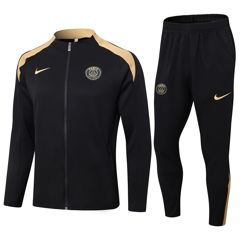 US$ 43.00 - 24-25 PSG Black Jacket Tracksuit - www.spfoot1.com