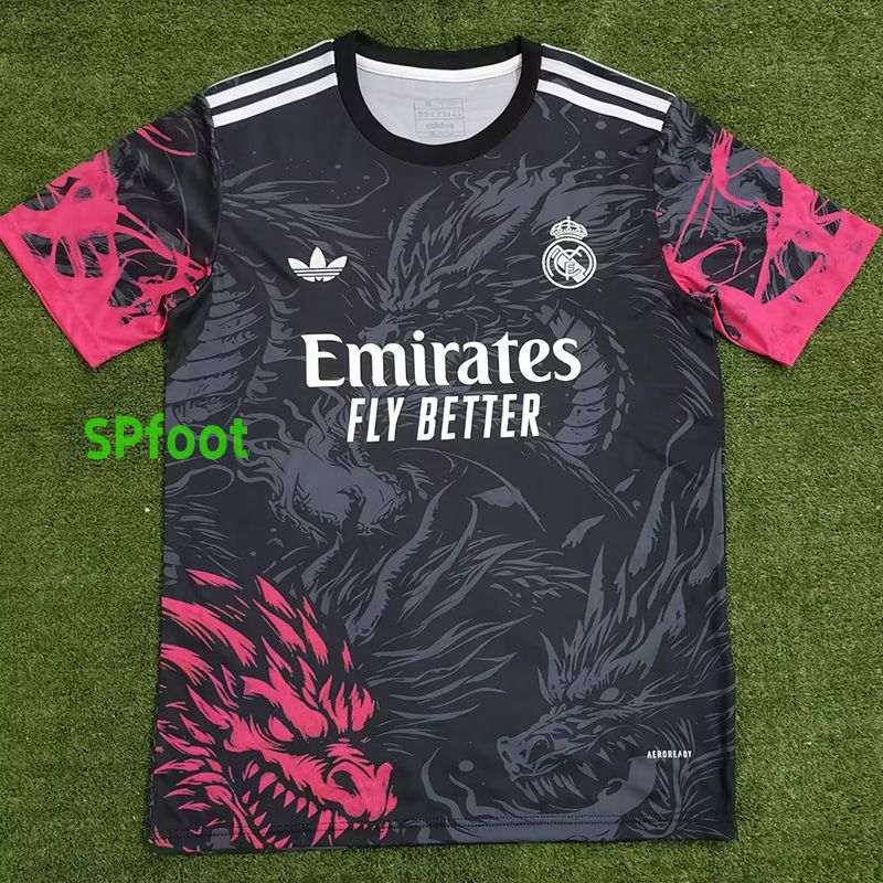 US$ 14.50 - 24-25 RMA Pink Black Special Edition Training Shirts *三叶草粉黑 ...