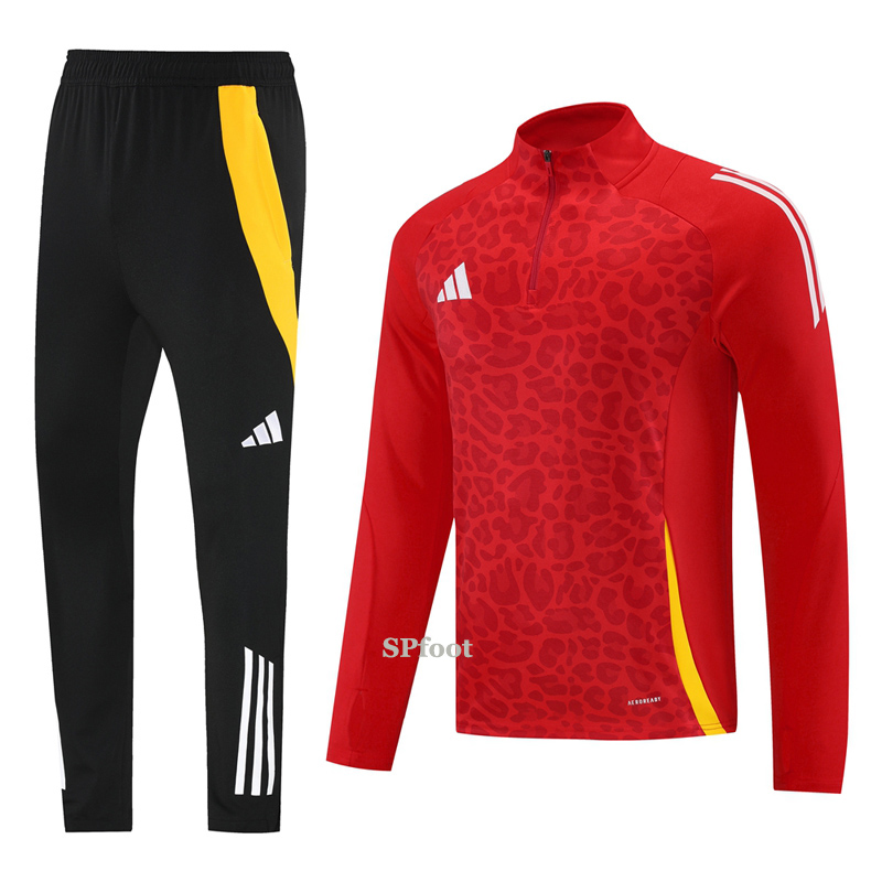 US$ 38.00 - 2024 AD Red Half Pull Tracksuit #AB08 (半拉链) - www.spfoot1.com