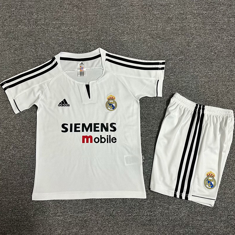 US$ 18.00 - 2003-2004 RMA Home Kids Retro Soccer Jersey - www.spfoot1.com