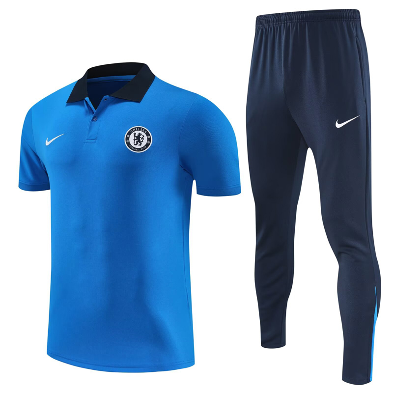 US$ 30.00 - 25-26 CHE Fancy blue Polo Tracksuit - www.spfoot1.com