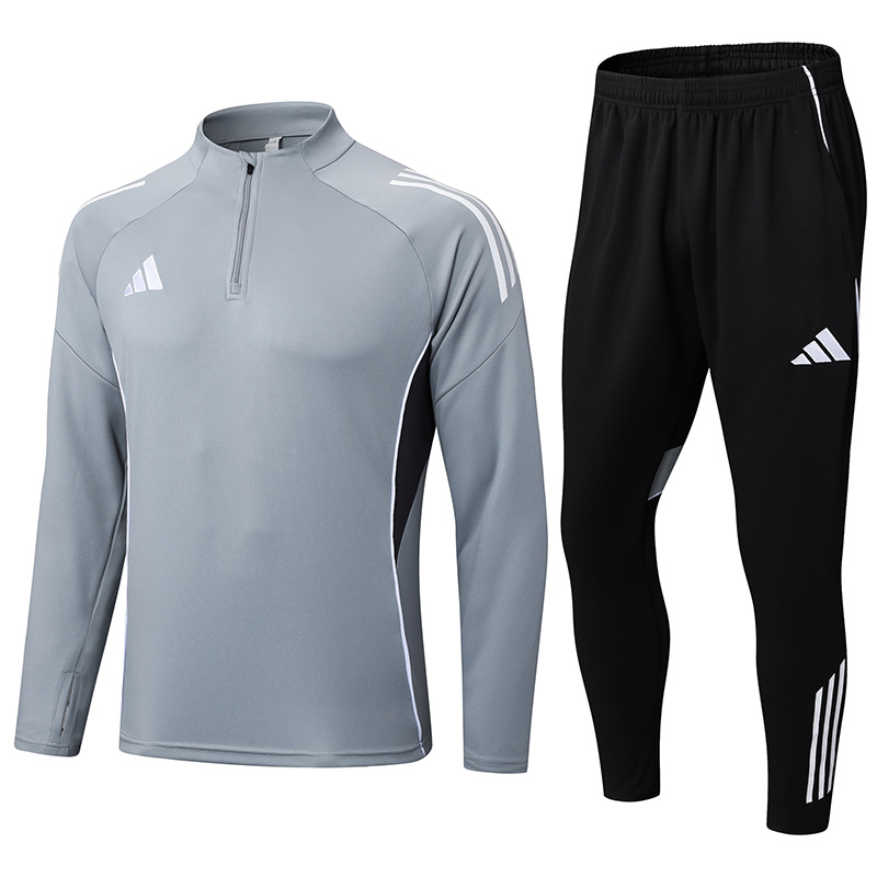 US$ 38.00 - 2025 AD Grey Half Pull Tracksuit (半拉链) - www.spfoot1.com