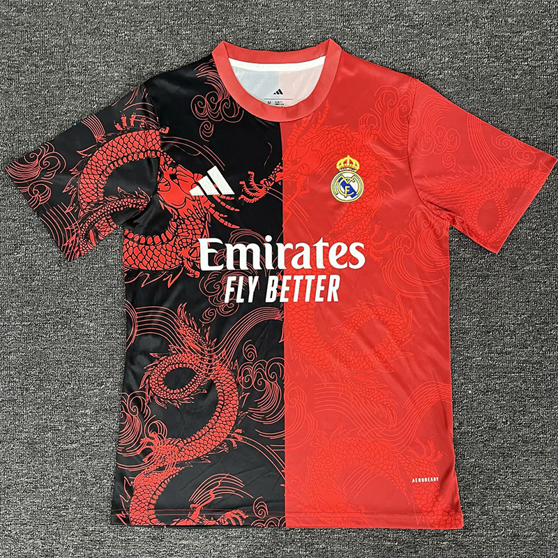 US$ 14.50 - 25-26 RMA Red Black Special Edition Fans Training Shirts ...