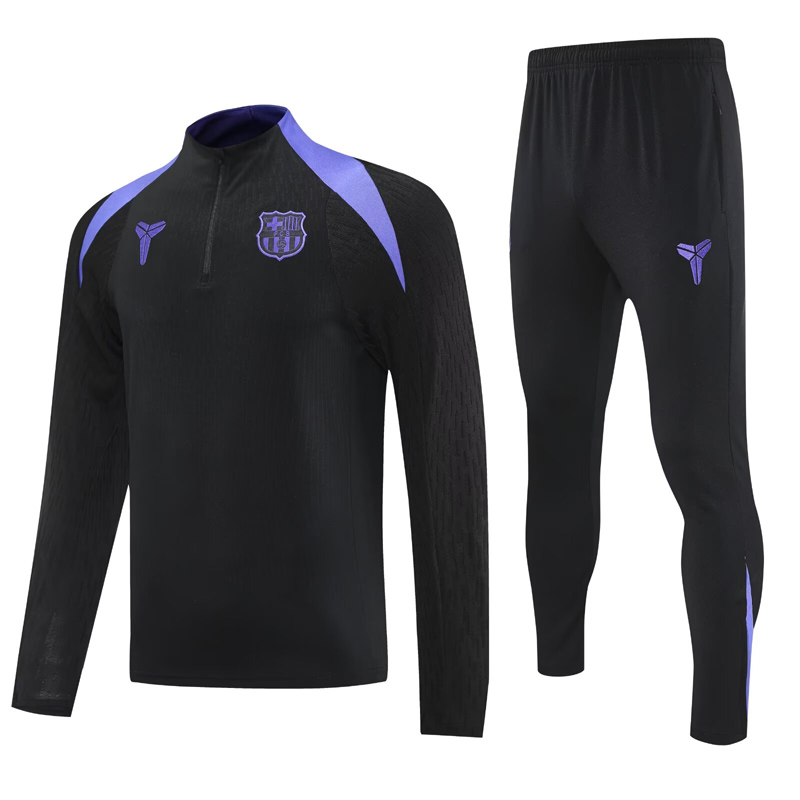 US$ 38.00 - 25-26 BAR Black Half Pull Tracksuit (半拉链) - www.spfoot1.com
