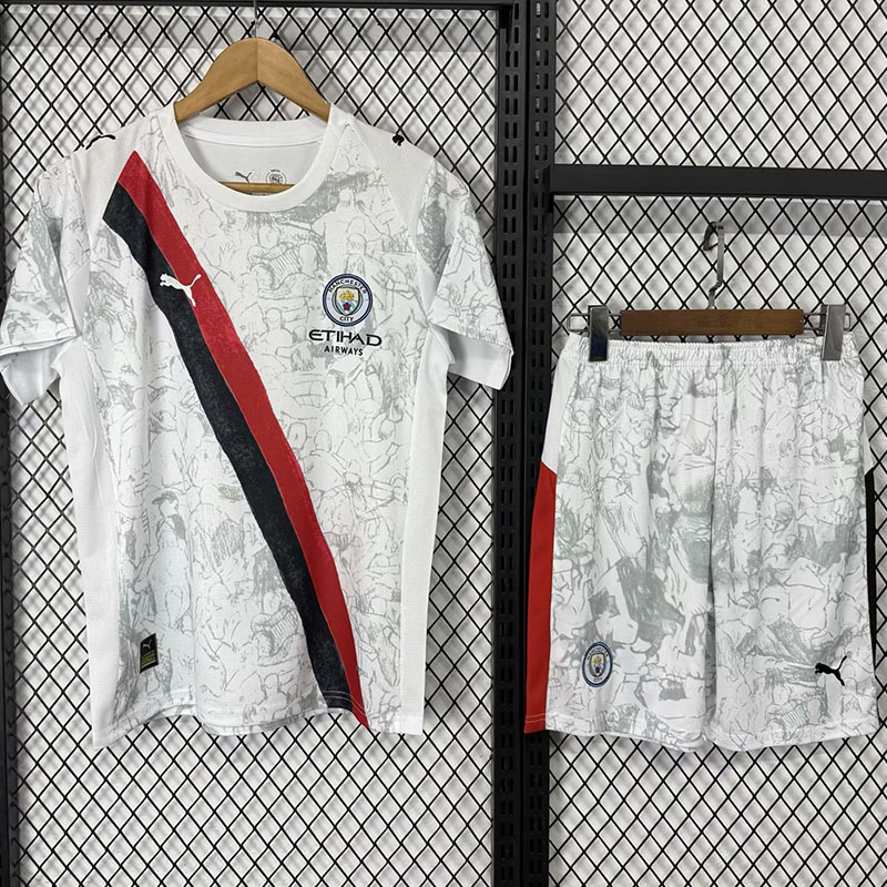 US$ 14.50 - 25-26 Man City CWC Away Kids Soccer Jersey - www.spfoot1.com