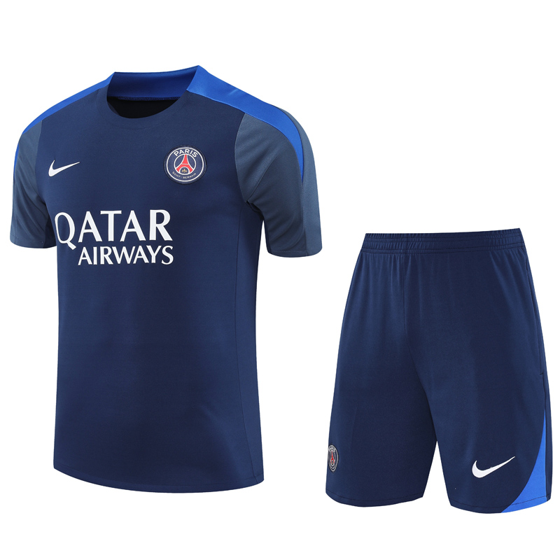 US$ 25.00 - 25-26 PSG Royal blue Training Short Suit - www.spfoot1.com