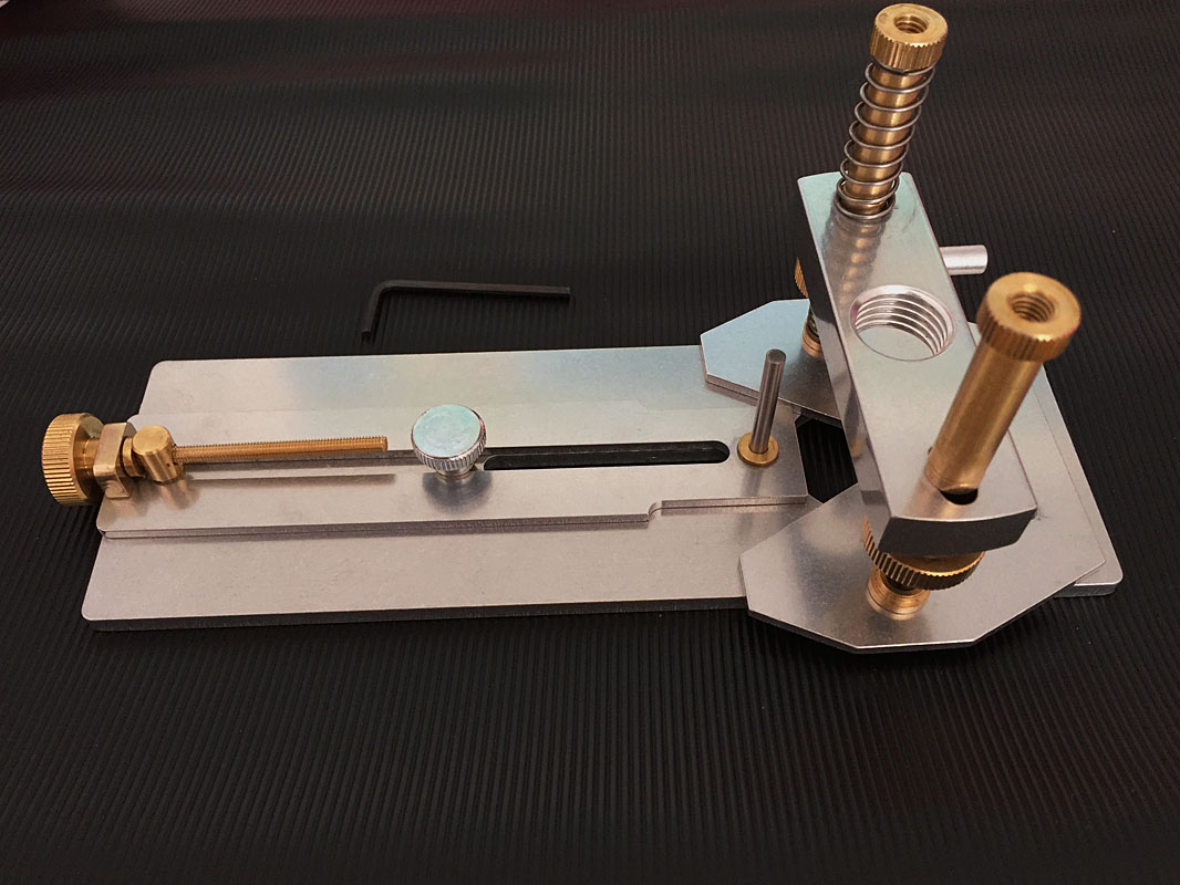 The Soundhole and Rosette Routing Jig is a quality machined tool