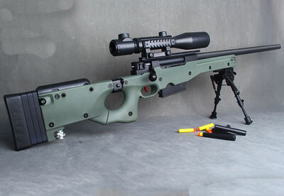 JY AWM Sniper Foam Blaster - Realistic Shell Eject Fun