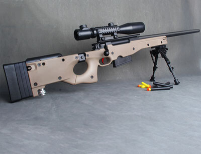 JY AWM Sniper Foam Blaster - Realistic Shell Eject Fun