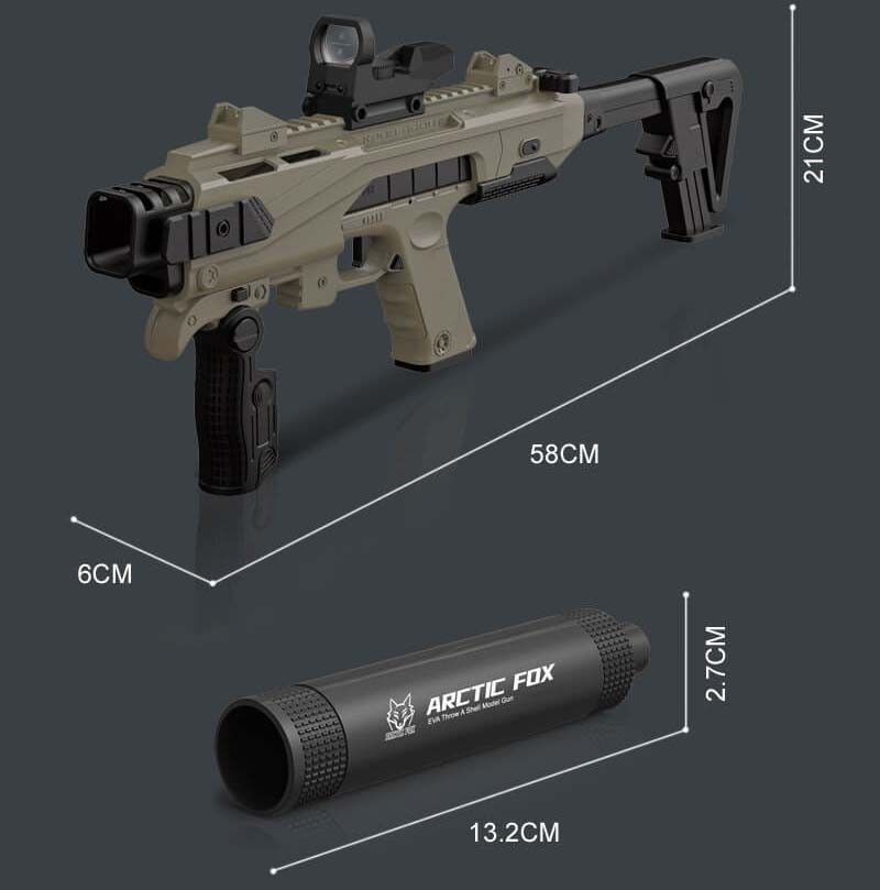Arctic Fox Glock Blaster | Convertible Carbine Fun