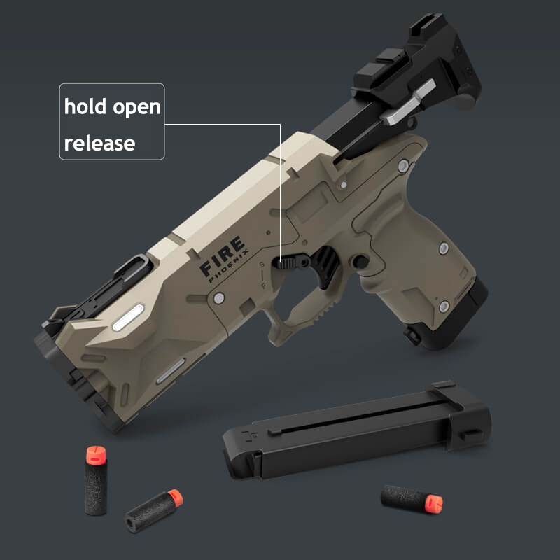 Fire Phoenix Foam Pistol: Safe Fun | Kids Love It