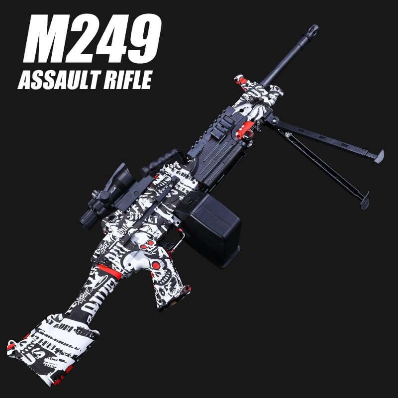 M249 Kids Gel Blaster: Electric & Manual Fun