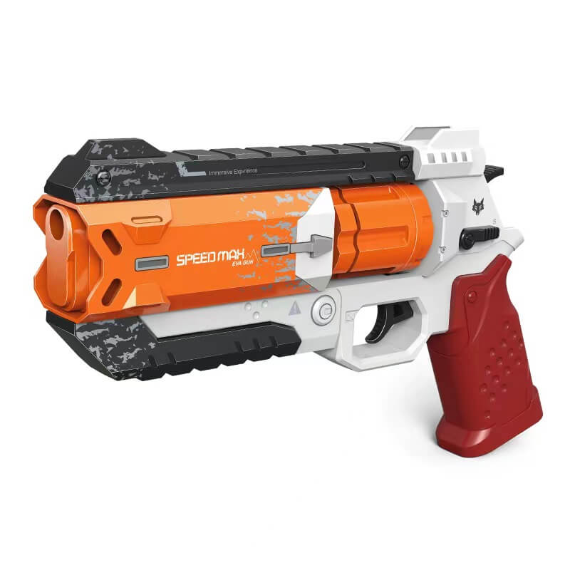 Space Revolver Foam Blaster - Safe, Fun, 1-12m Range