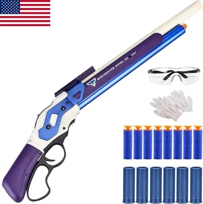UDL Winchester M1887 Nerf Gun Review - www.zhenduoblaster.com