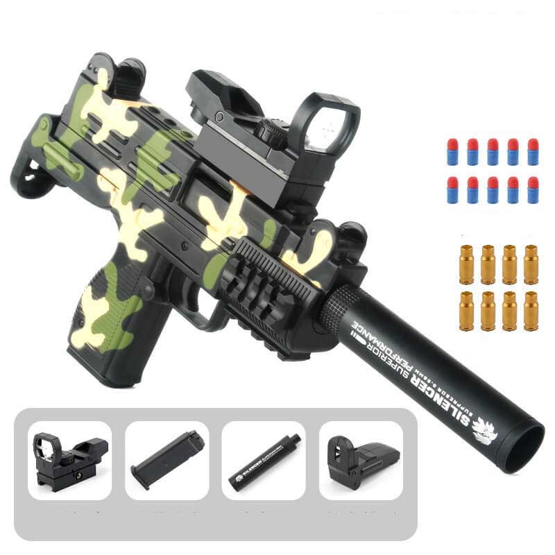 Mag-Fed UZI Soft Bullet Blaster: Safe Foam Fun