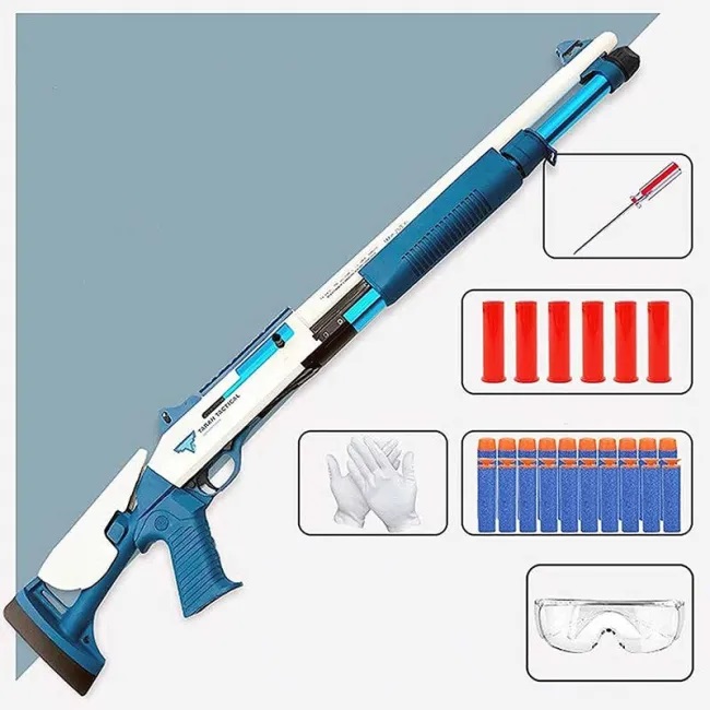 UDL XM1014 Shell Ejecting Foam Dart Blaster Review - www.zhenduoblaster.com