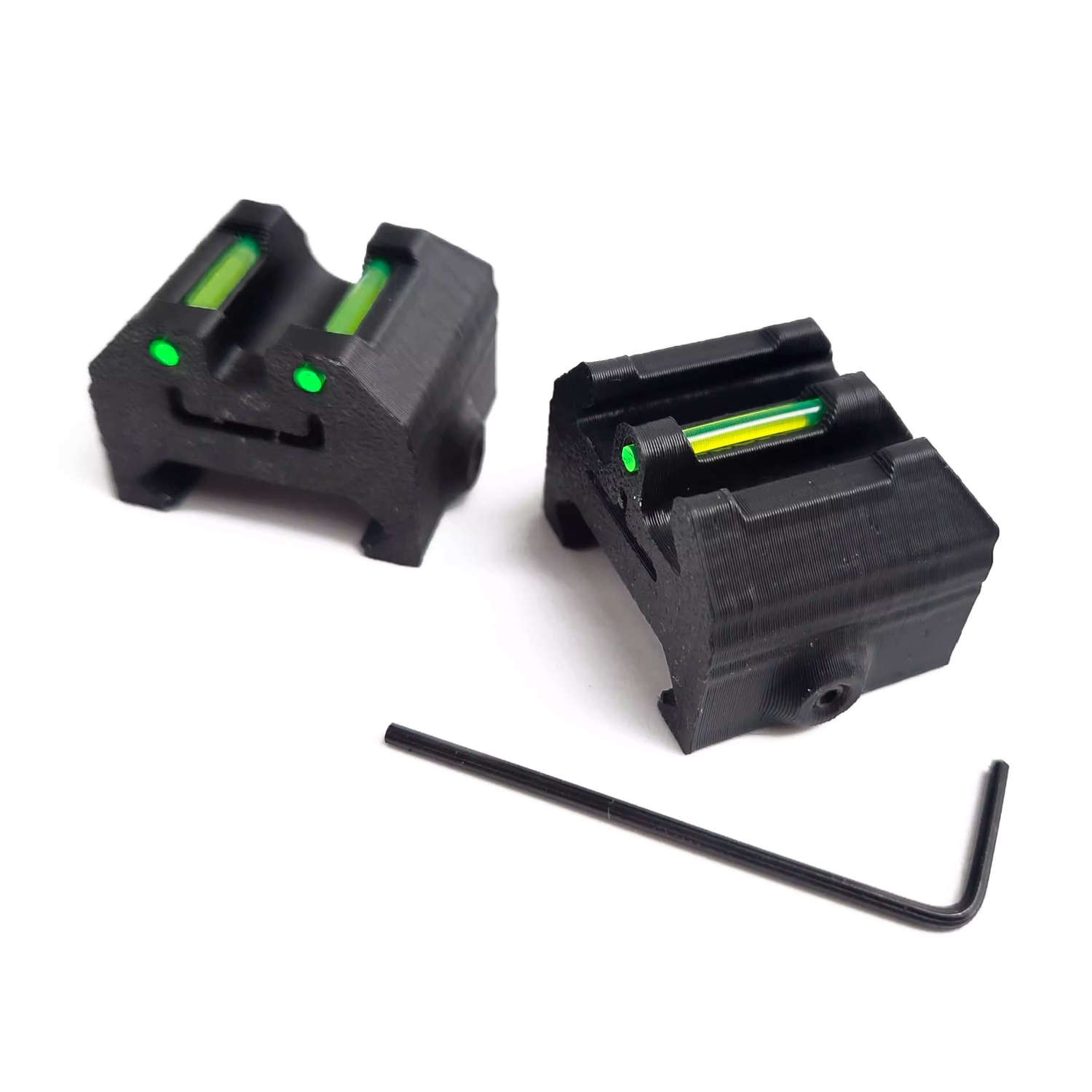 P90 Fiber Sights | 3D Print Low Profile | Accurate Aiming