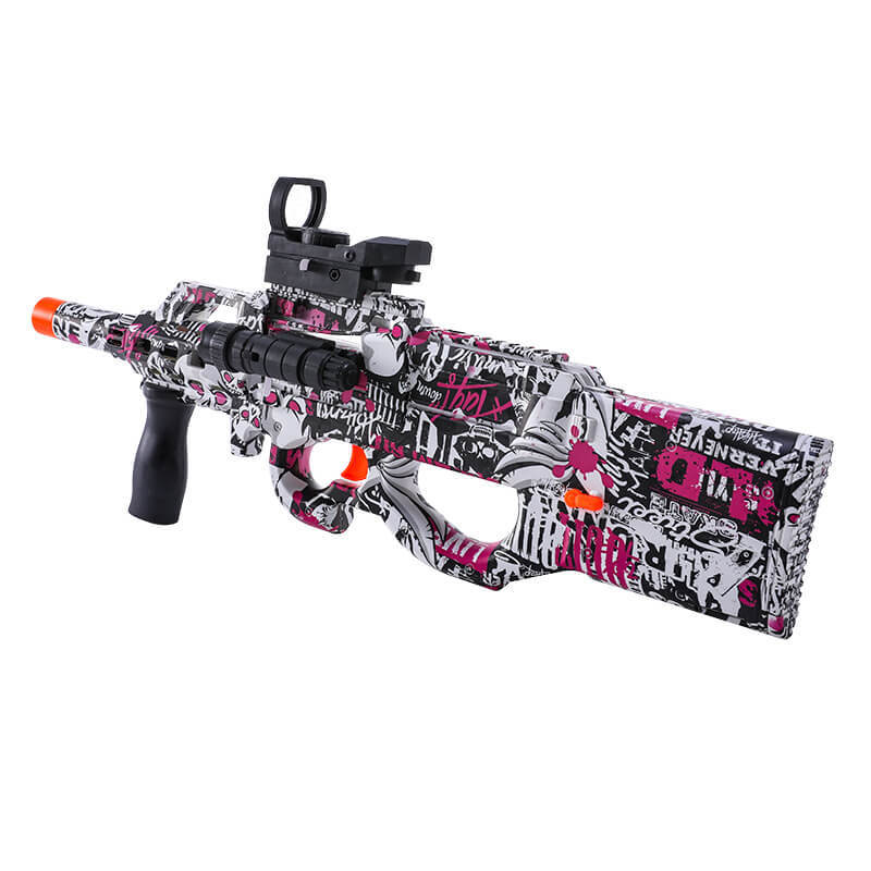 Sky Graffiti Hopper Fed P90 Blaster | Splatter Ball Fun | Kids Toy